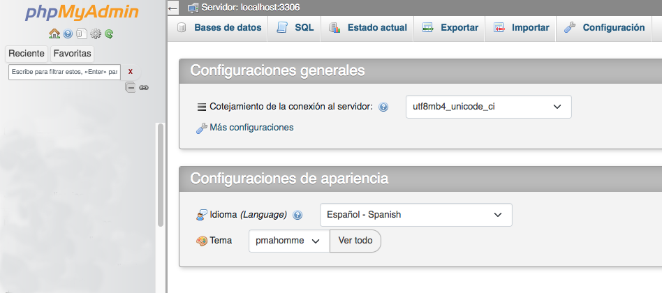 Copia de seguridad de base de datos CMS simple con phpMyAdmin - Base ...